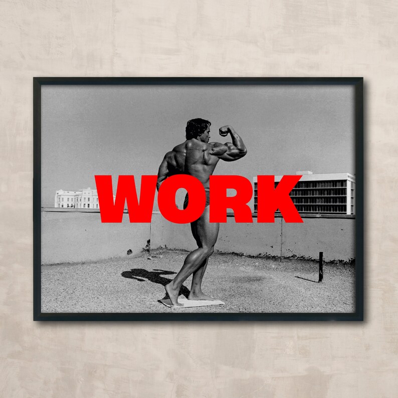 Arnold schwarzenegger conquer arnold schwarzenegger poster - scapeholf