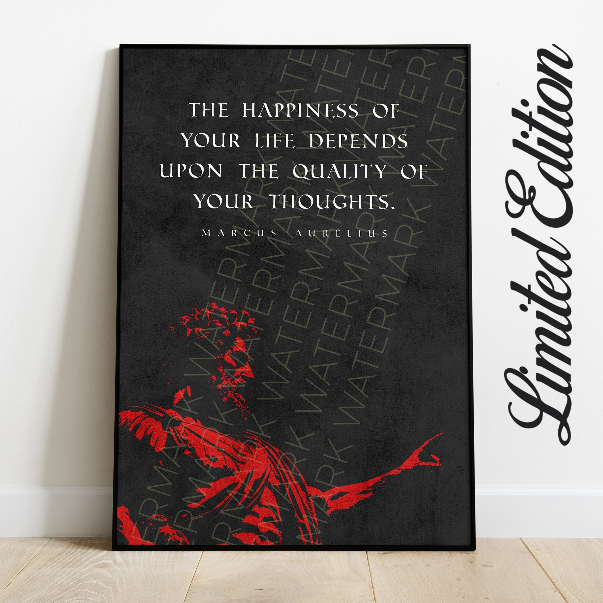 Stoic Poster LIMITED EDITION Inspirational Motivational, Stoic Virtues ...