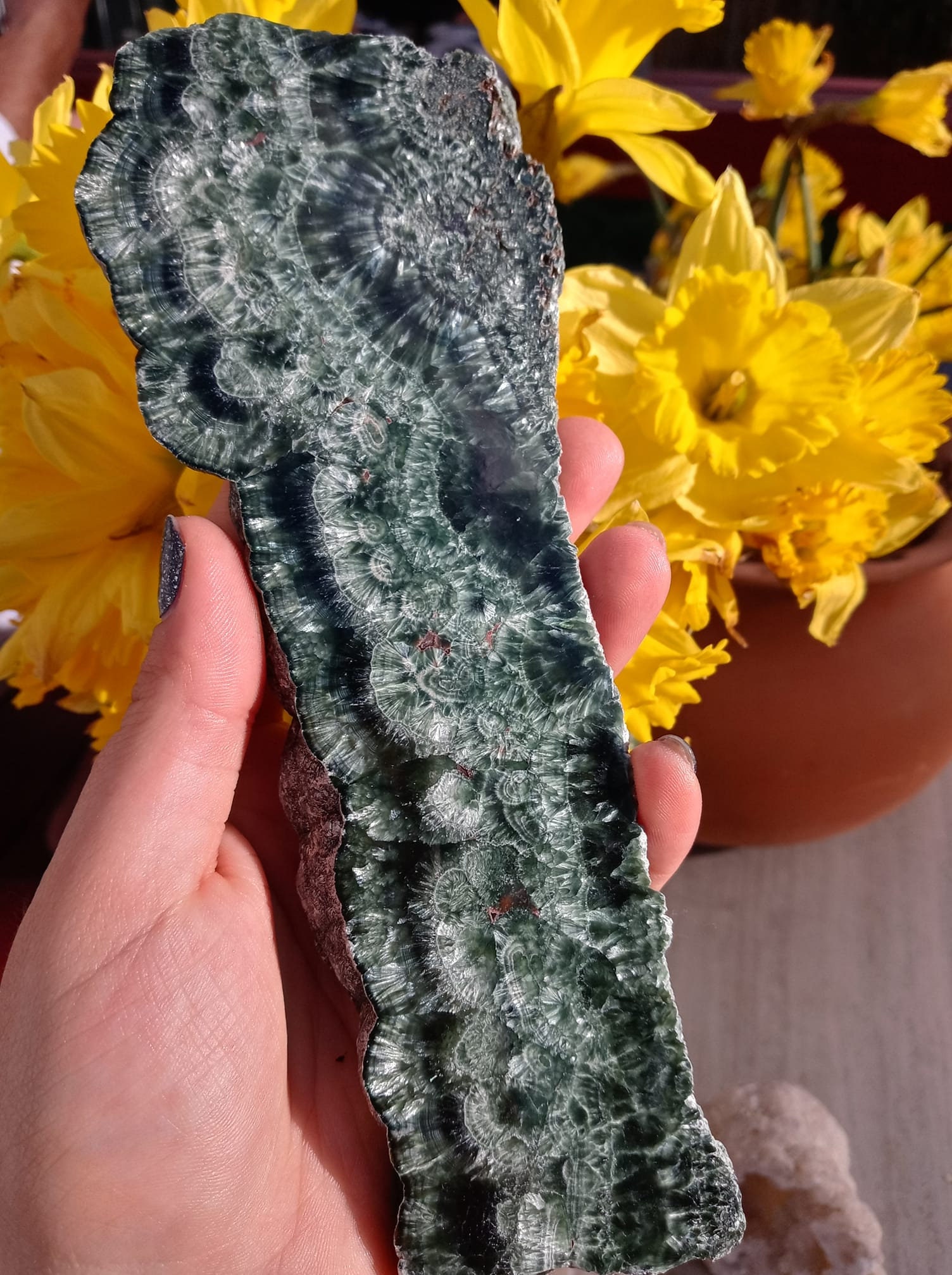 Seraphinite Slabs | Etsy