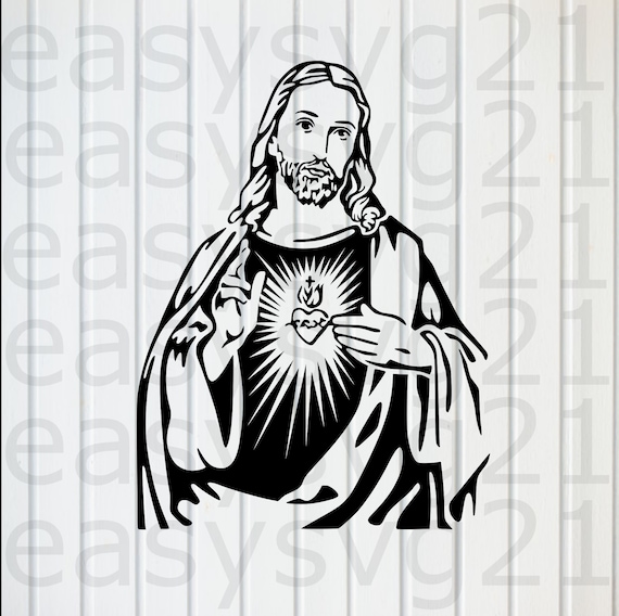 Jesus christ svg clipart cricut silhouette fichiers de - Etsy Canada