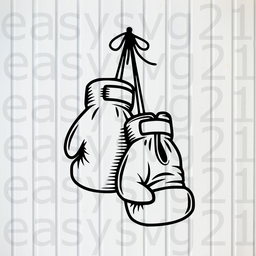 Boxing Gloves Svg, Clipart, Cricut, Silhouette, Cutting Files, T-shirt ...