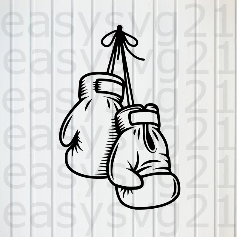 Boxing Gloves Svg, Clipart, Cricut, Silhouette, Cutting Files, T-shirt ...
