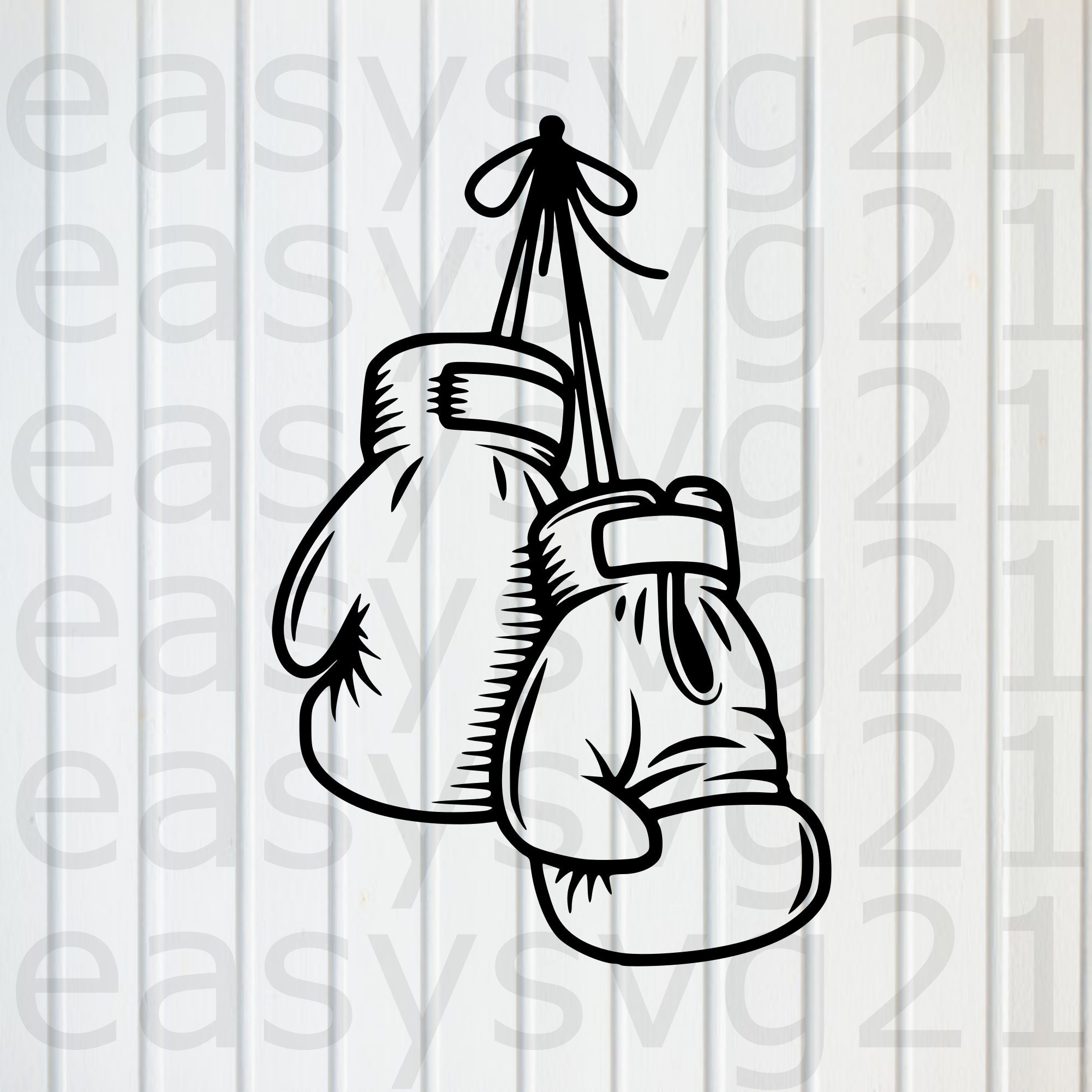 Boxing Clipart Black And White