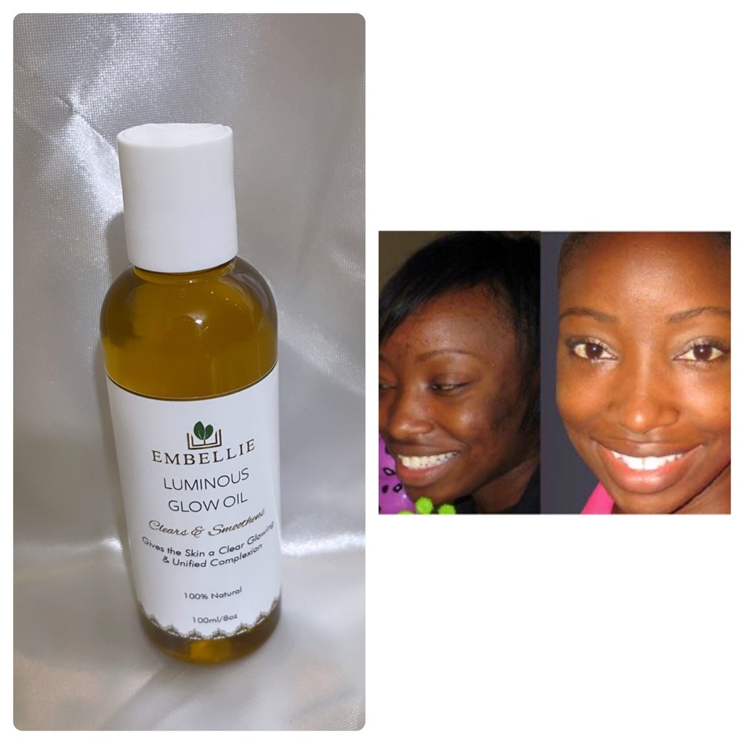 Brightening Glow Oil Natural Moisturiser for Clear & Smooth - Etsy