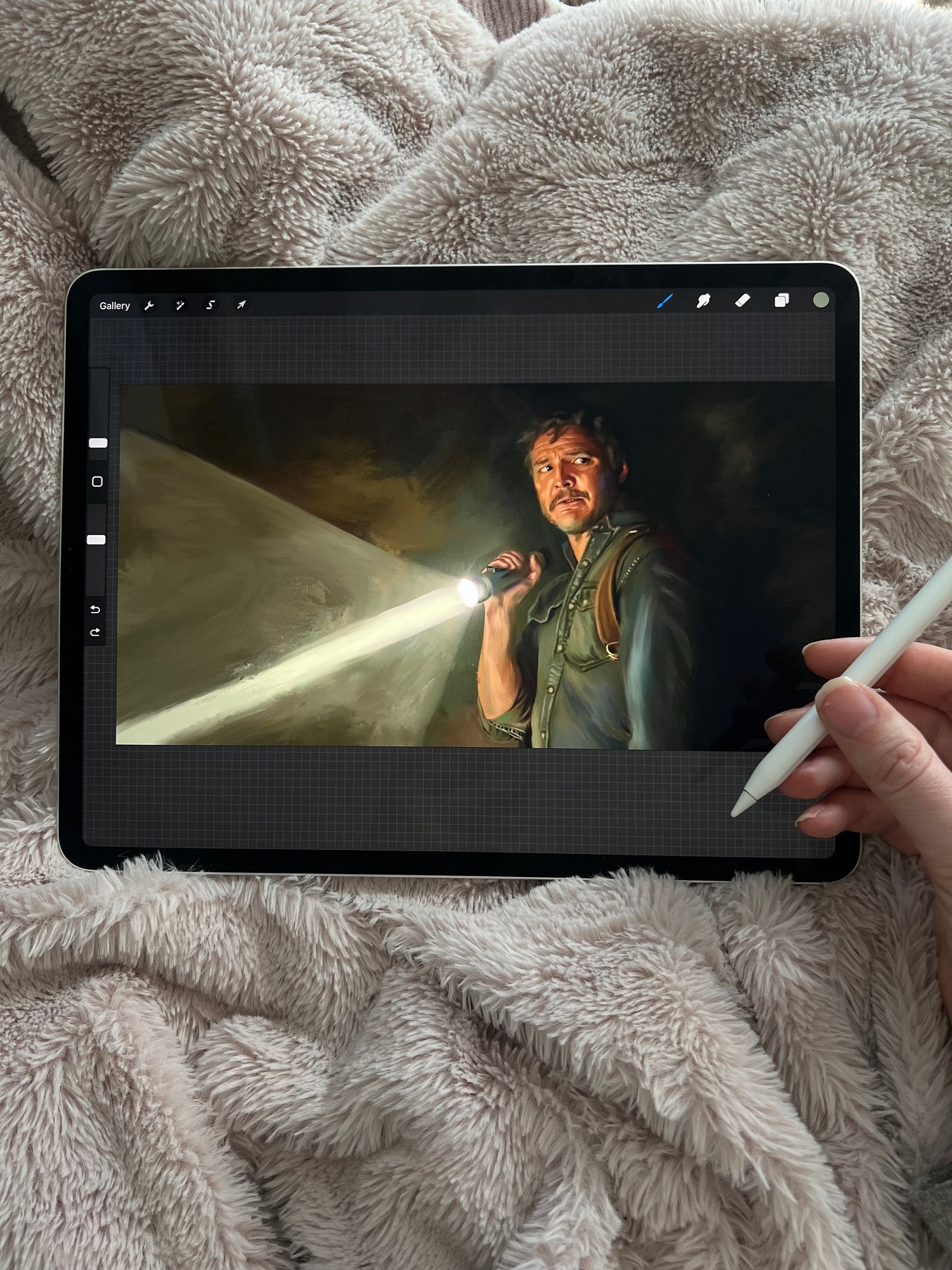 Joel the Last of Us Pedro Pascal Fan Art Signed Print, Multiple Sizes ...