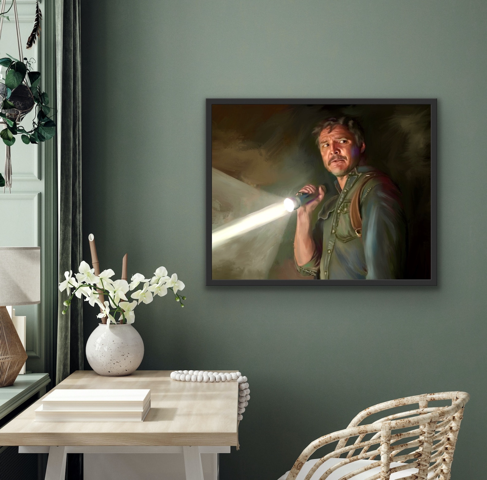 Joel the Last of Us Pedro Pascal Fan Art Signed Print, Multiple Sizes ...