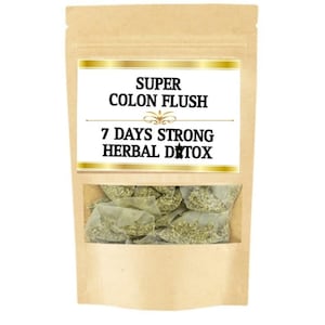 Super Colon Flush, Clean Me Out Tea, 100% Natural - Etsy