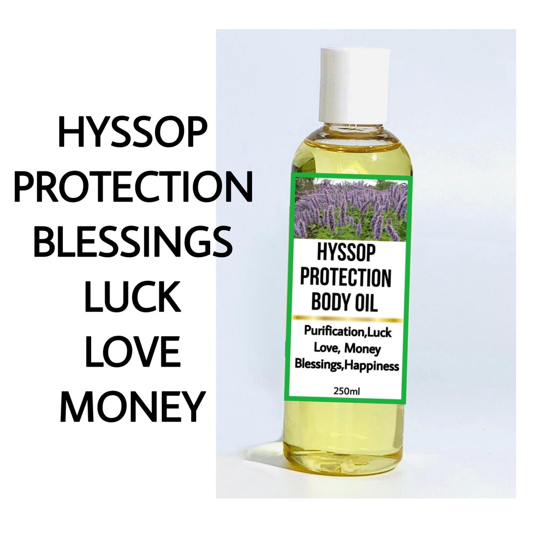 Hyssop Purufication Body Oil, Protection,love,luck, Negative Energy, - Etsy