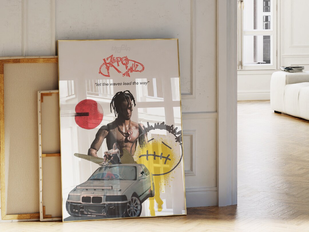 Travis Scott Utopia Kpop EXCLUSIVE Poster - Travis Scott Rodeo Wall Art ...