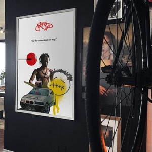 Travis Scott Utopia Kpop EXCLUSIVE Poster - Travis Scott Rodeo Wall Art ...