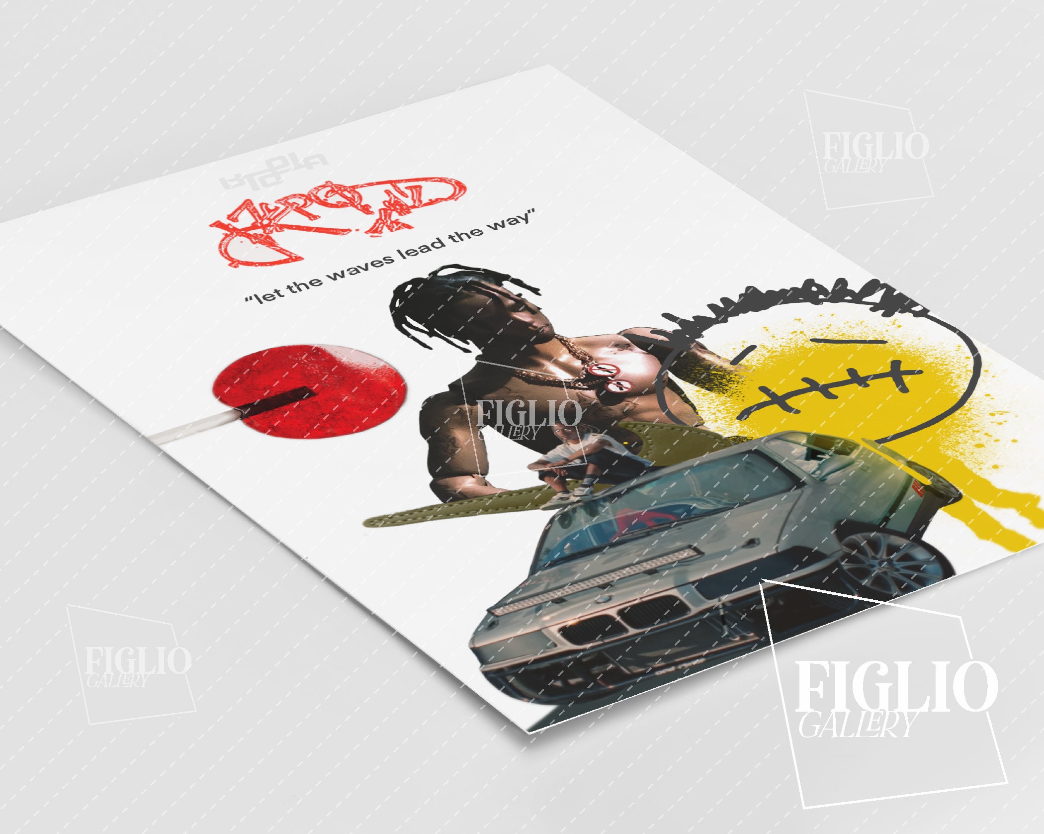 Travis Scott Utopia Kpop EXCLUSIVE Poster - Travis Scott Rodeo Wall Art ...