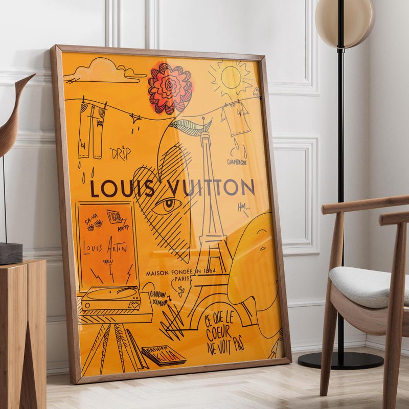 Louis Vuitton Poster - Etsy