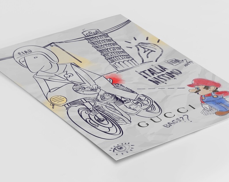 GUCCI INSPIRED Wall Decor Luxury Interior Design Luxury Wall Art Luxury ...