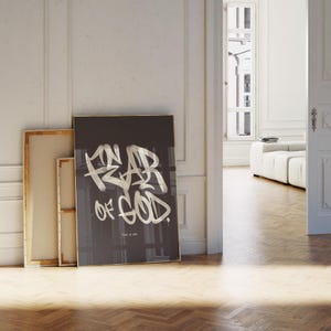 Fear of God Graffiti EXCLUSIVE Poster - Street Art - Wall Art - Decor ...
