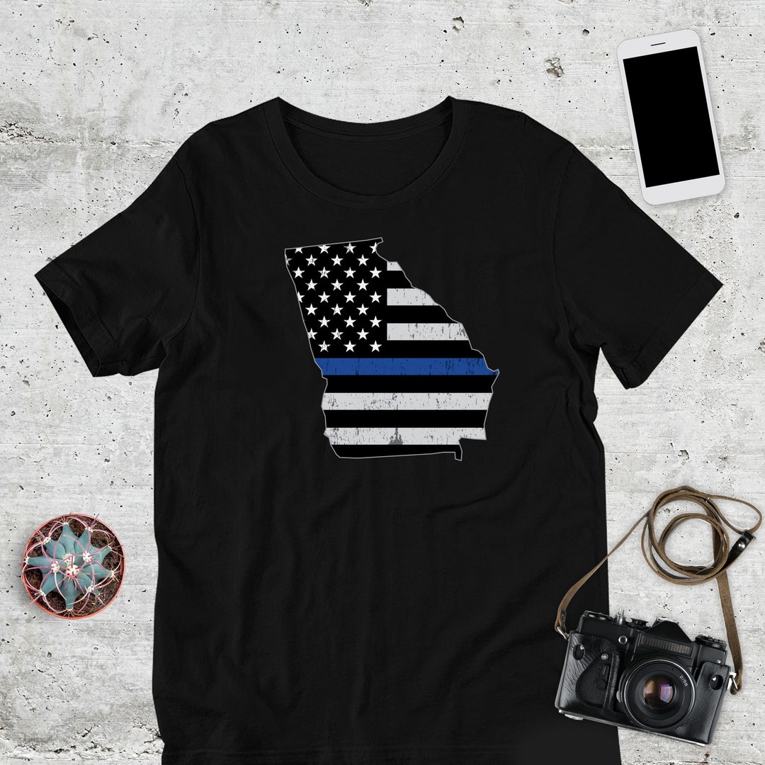 Georgia, Thin Blue Line Tshirt, Police Lives Matter, Law Enforcement ...