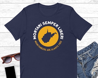 Montani Semper Liberi Shirt - Etsy