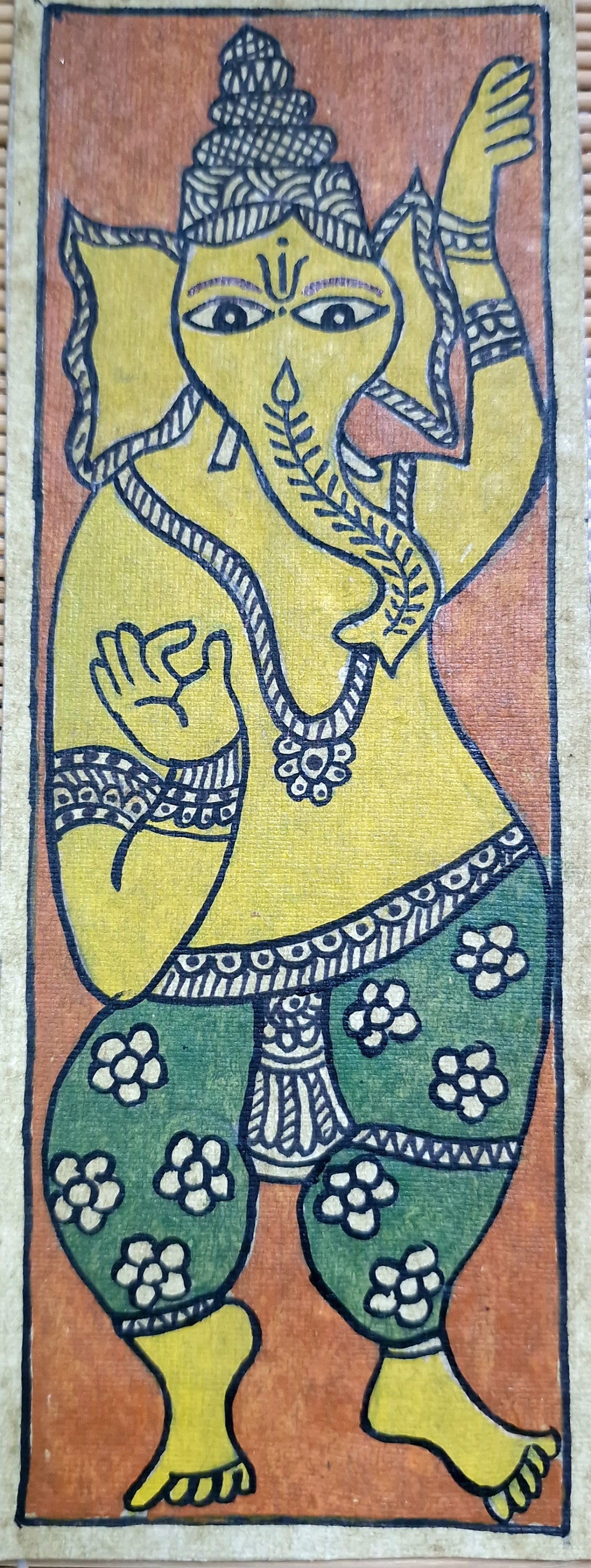 MADHUBANI / MITHILA Style Painting - Indian Art - Theme : Lord GANESH ...