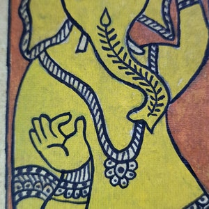 MADHUBANI / MITHILA Style Painting - Indian Art - Theme : Lord GANESH ...