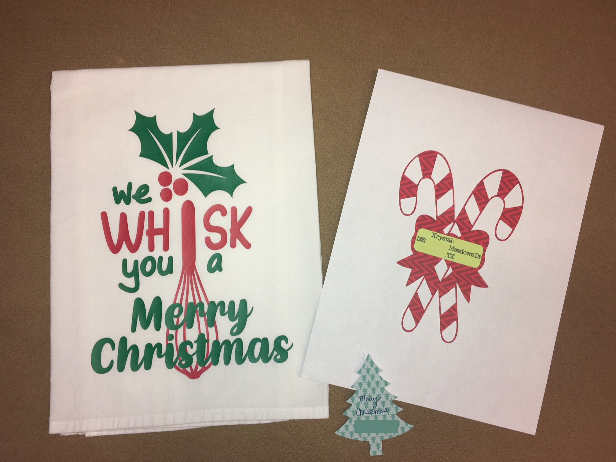 Candy Cane SVG Cut File, Christmas Address Label - Etsy