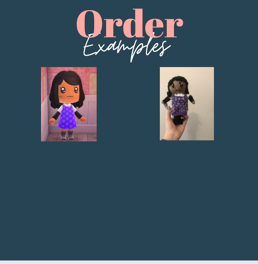 Custom Knitted Animal Crossing Dolls - Etsy