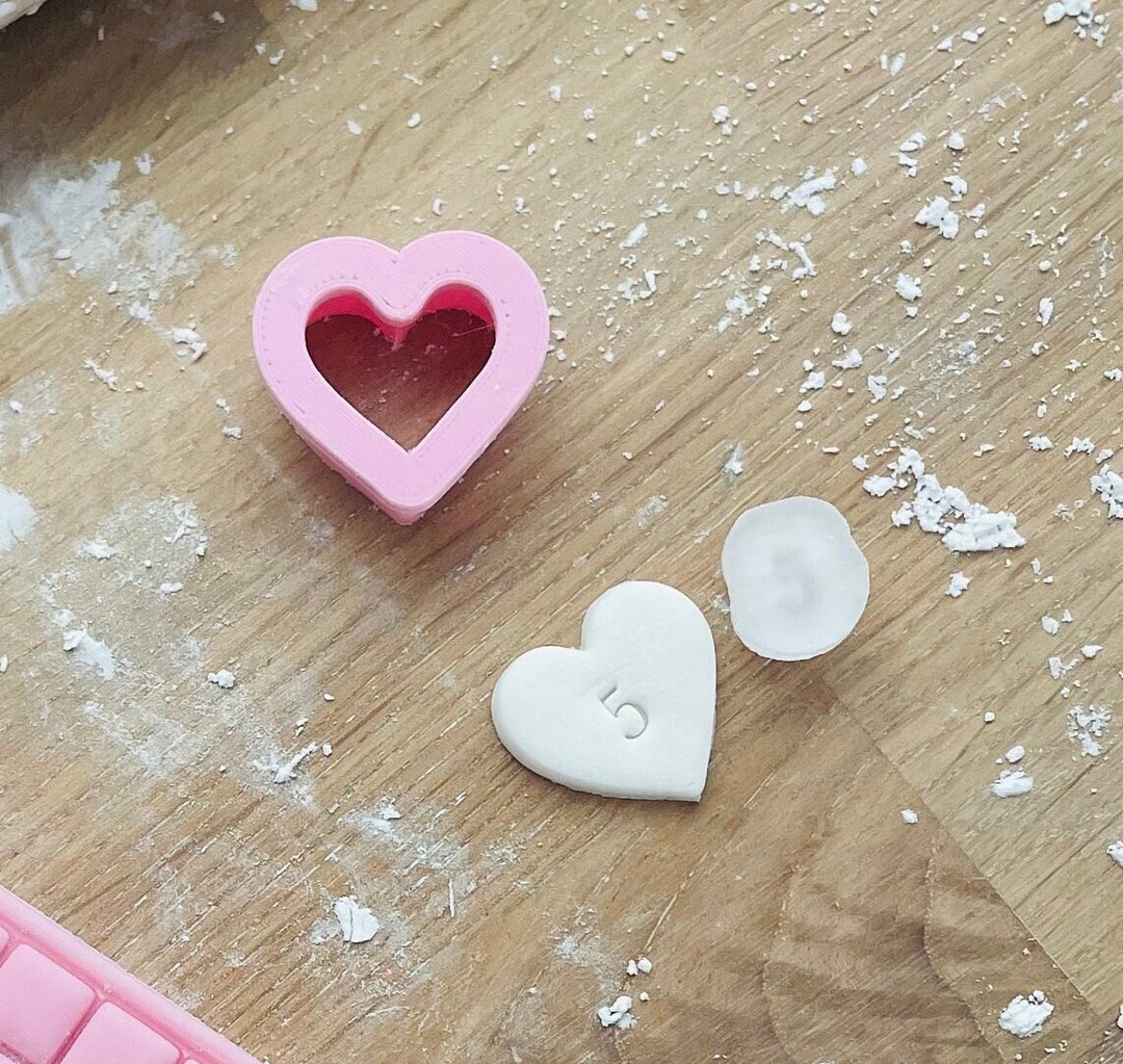 Mini Numbers Acrylic Push Stamp - Etsy