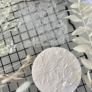 Large Flower Print Embosser - Etsy UK