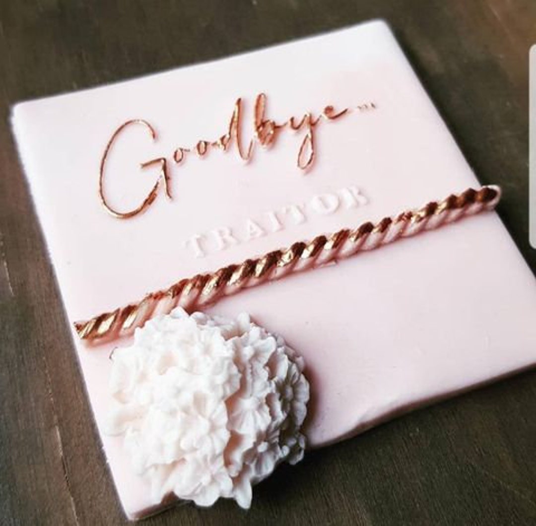 Goodbye Traitor Embosser - Etsy Australia