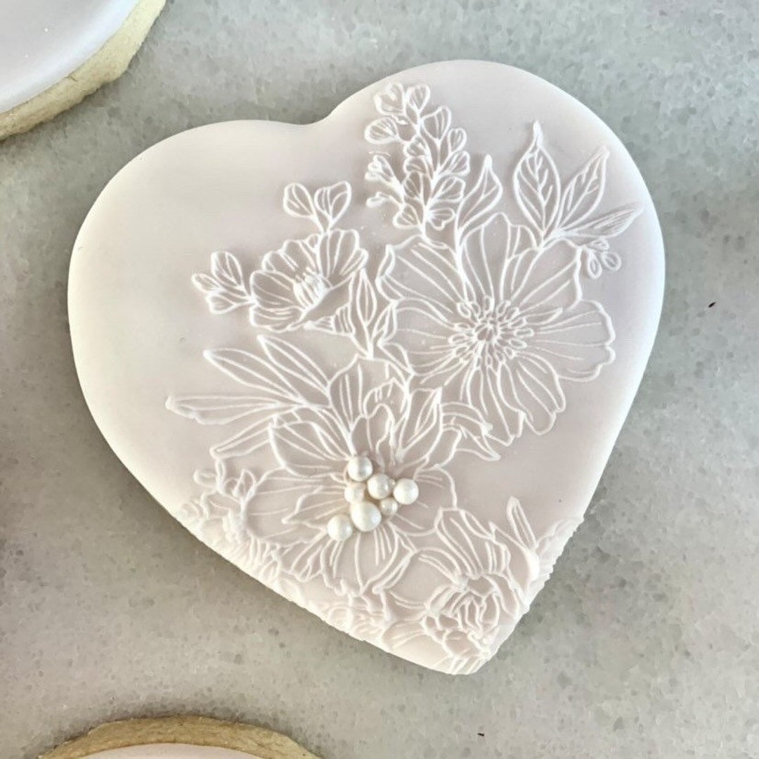 Small Flower Print Embosser - Etsy UK