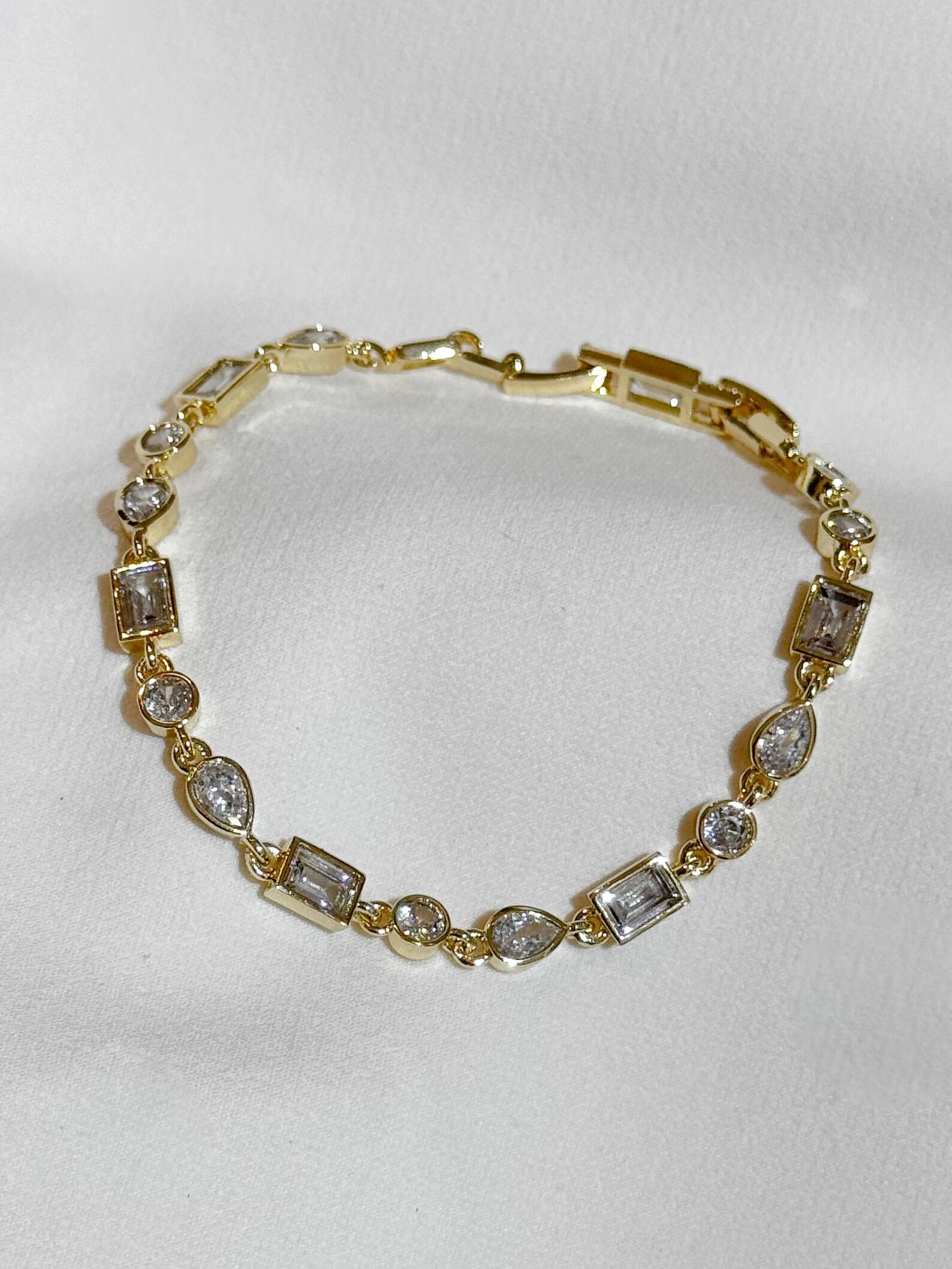 Gold Bracelet Stack, Layered Chain & Bangle Set - Etsy