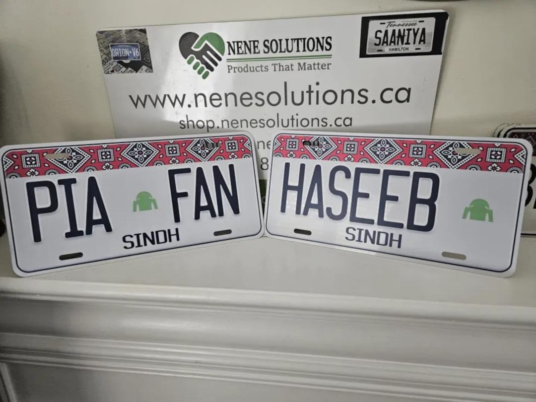 Custom Sindh Ajrak Style Plate – Personalized 3D Printed Aluminum ...