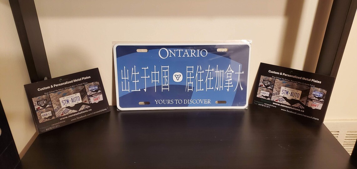 Car Custom & Personalized 3D Printed Aluminum License Plate | Etsy