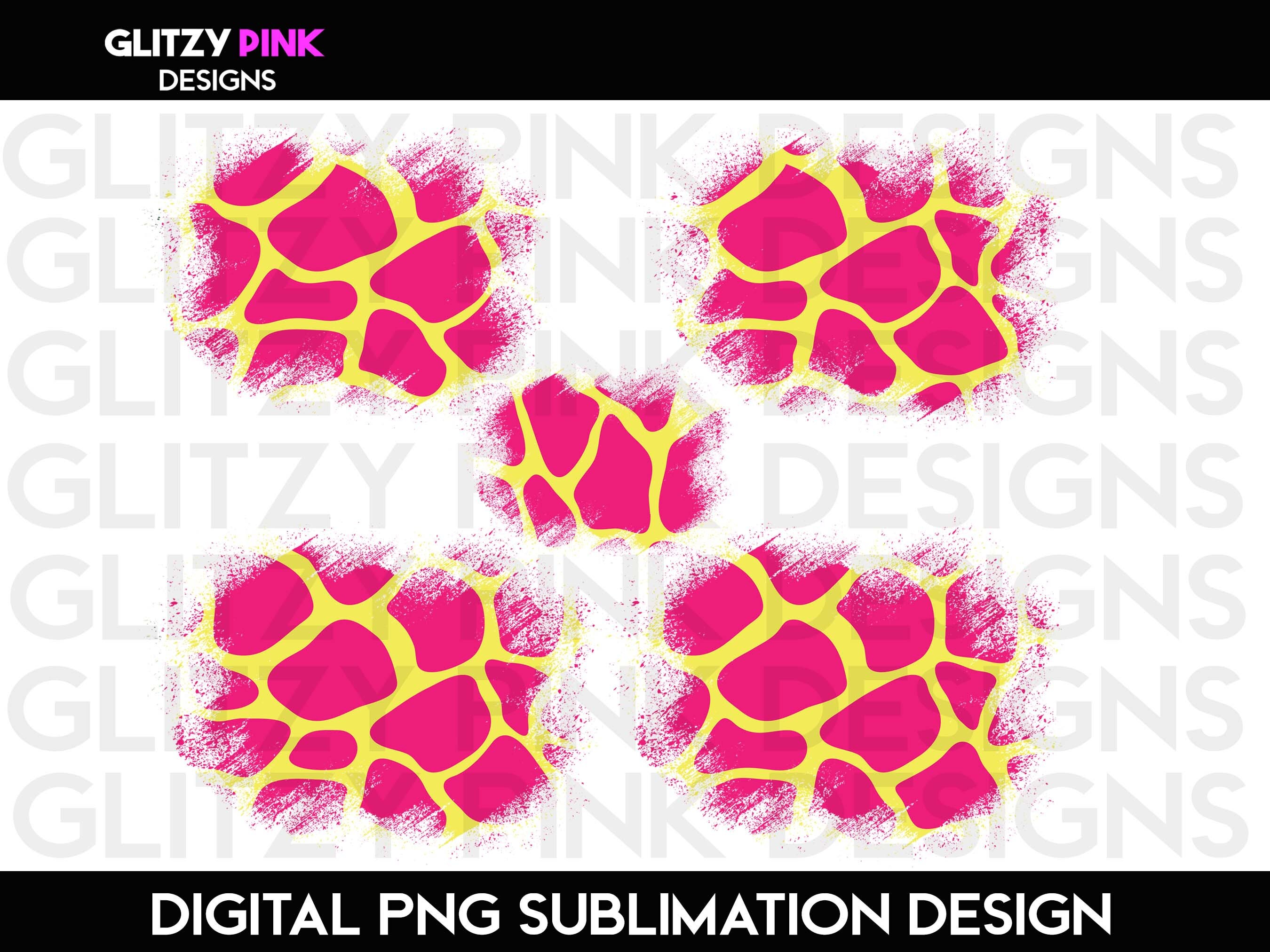 Pink Giraffe Animal Print