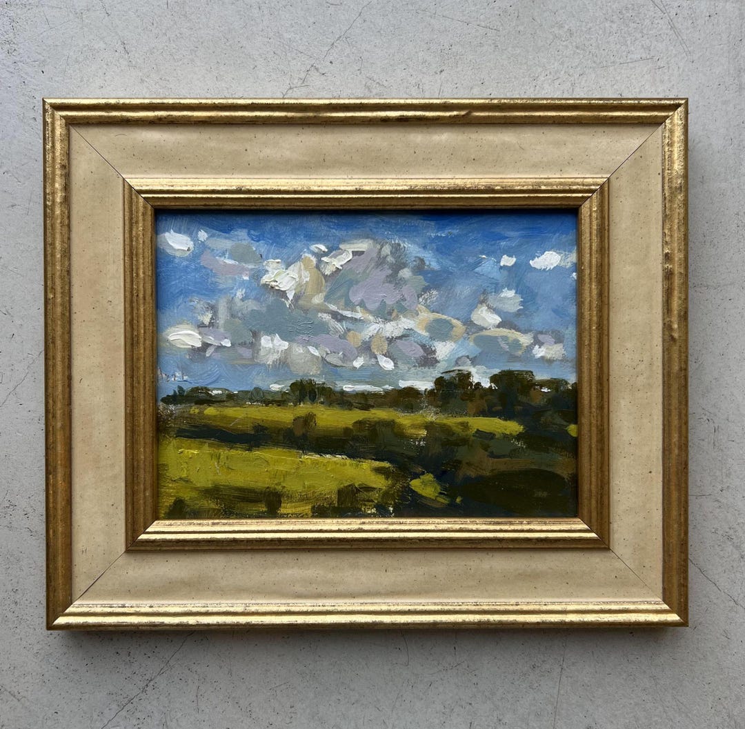 Contemporary "yorkshire Ii" Impressionist Oil Painting Landscape Art ...