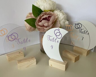 Wedding Table Marker - Etsy UK