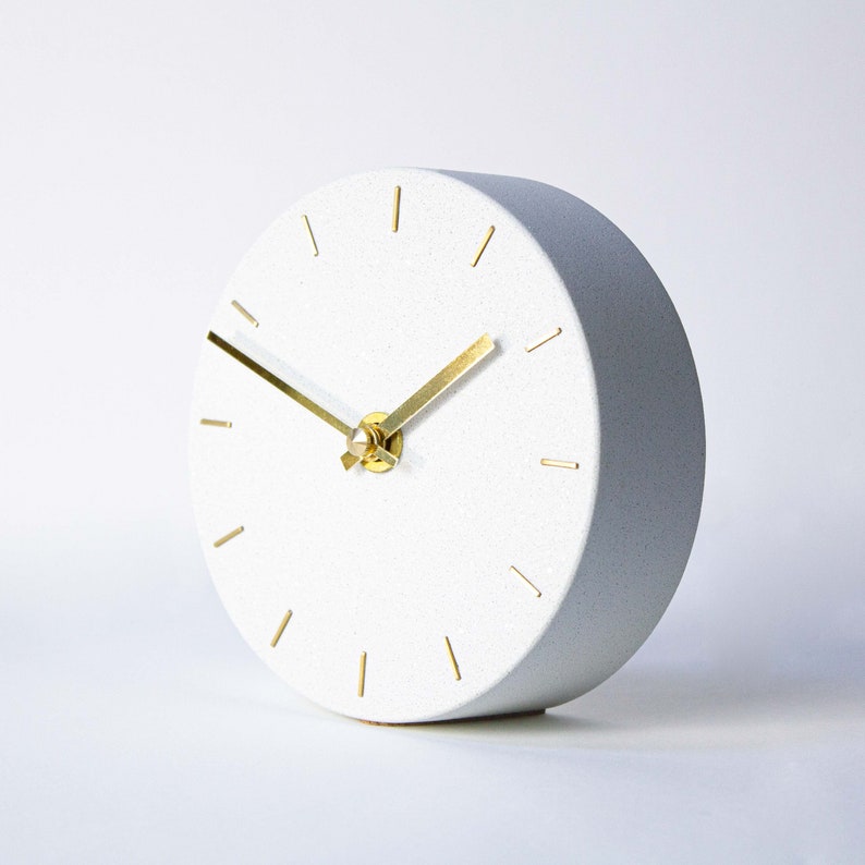 Clock, White, Various Sizes - Etsy