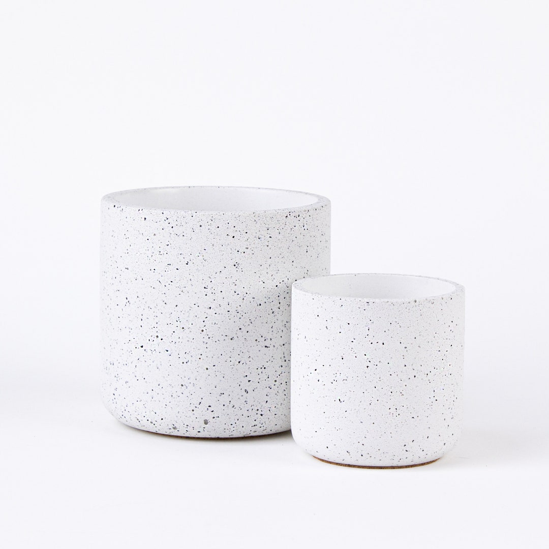 White Plant Pot, Classic - Etsy