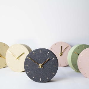 Desk Clock, Various Colours Available - Etsy