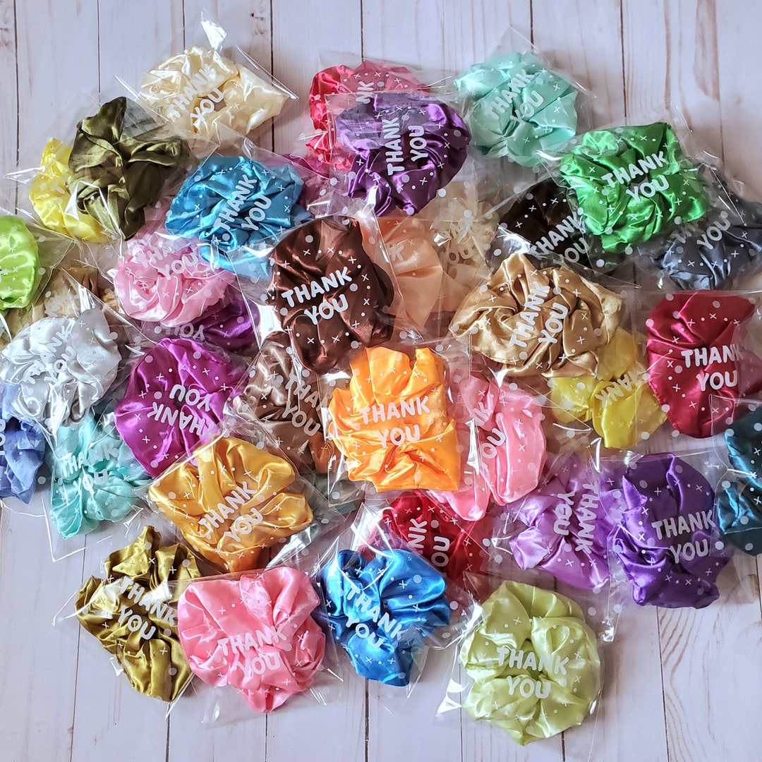 Thank You Scrunchies, Thank You Gifts, Small Business Gifts, Package ...