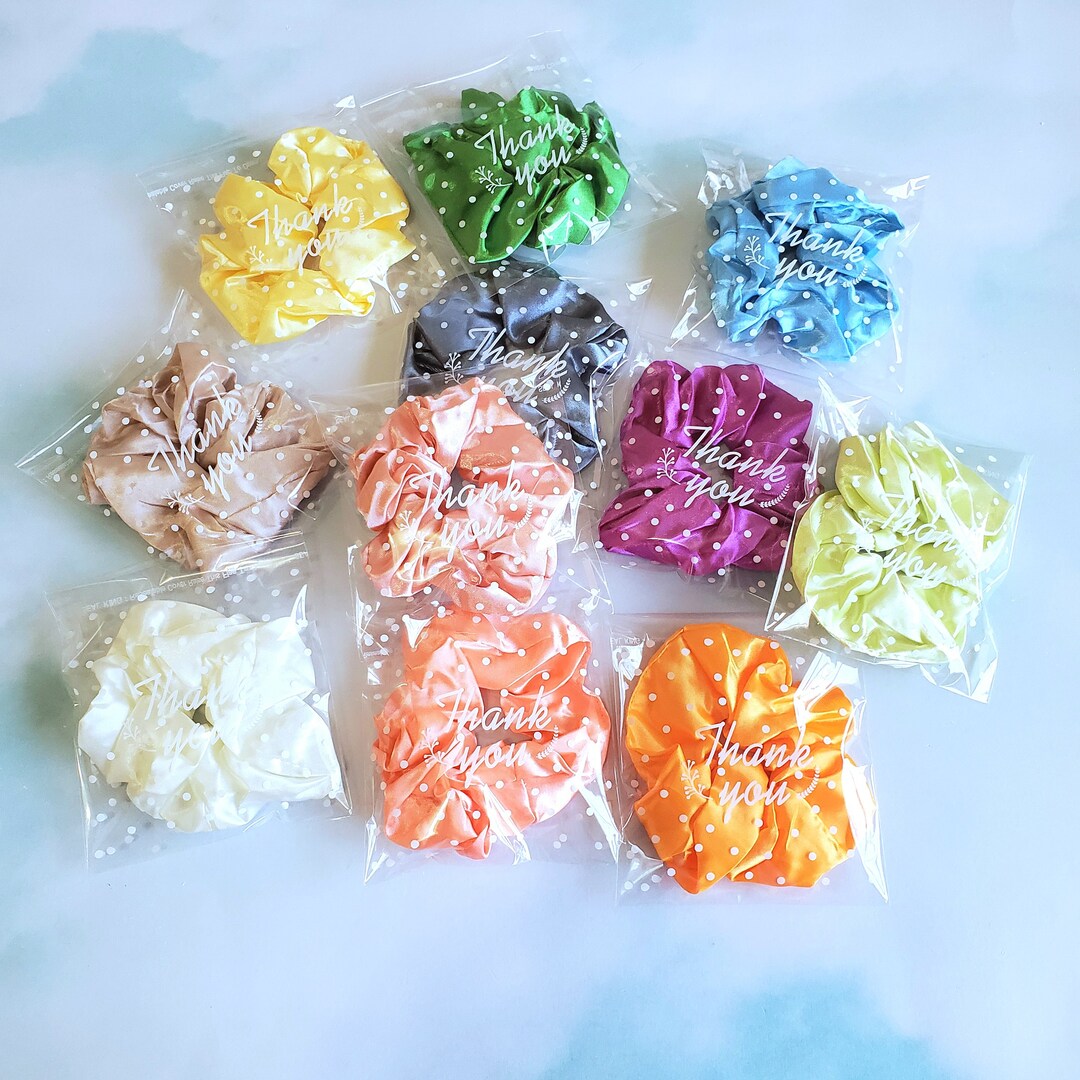 Thank You Scrunchies Thank You Gifts for Small Business Package Fillers ...