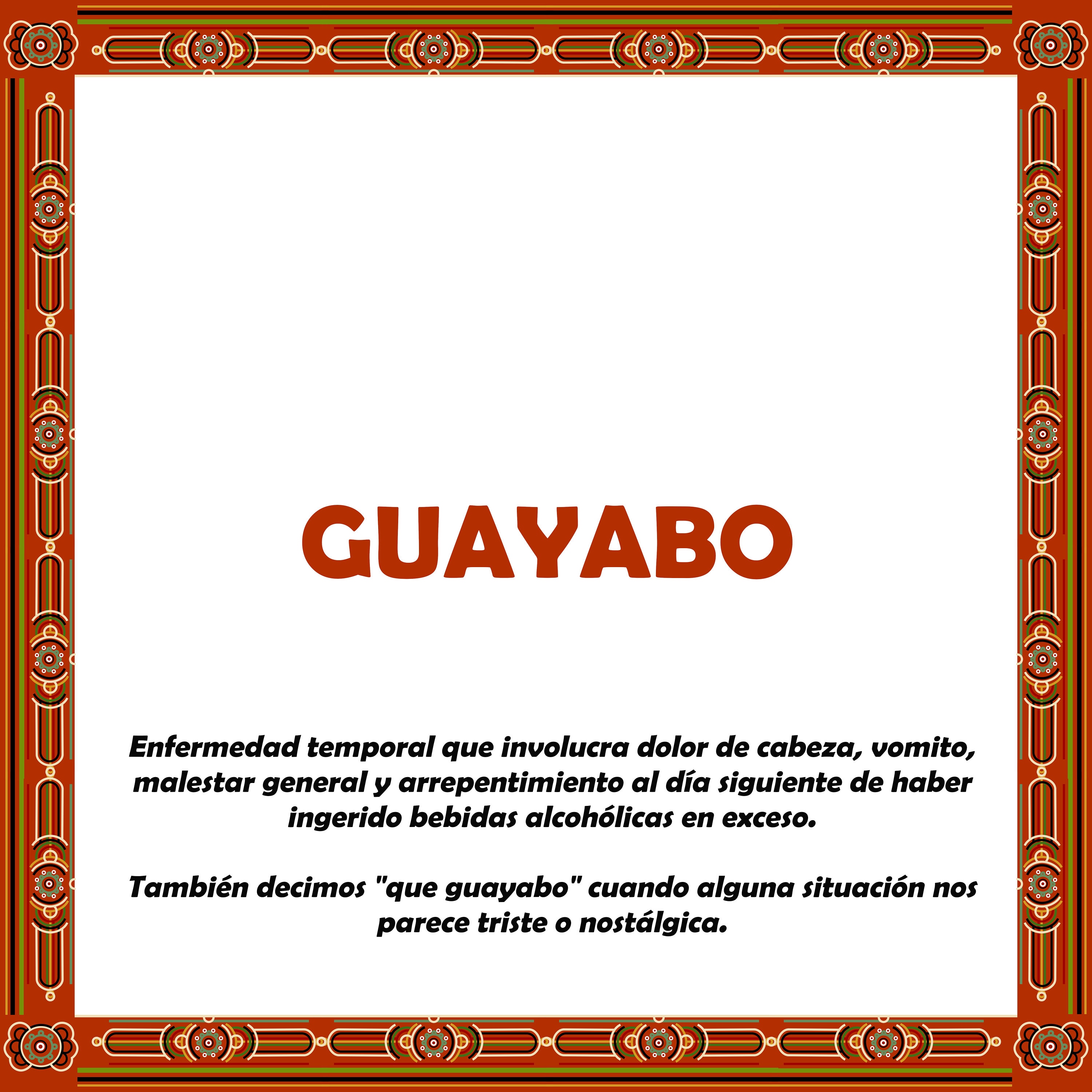 Descubre el significado de Guayabo La icónica palabra - Etsy España