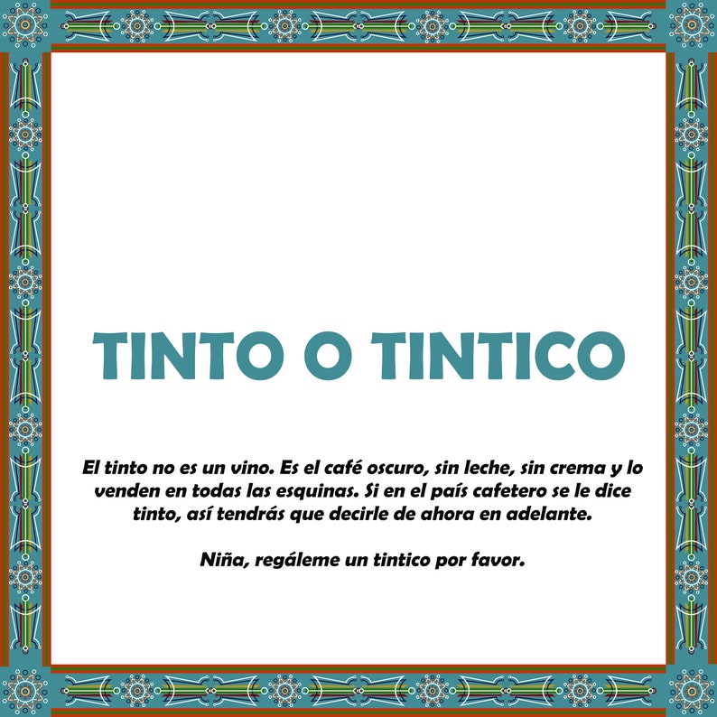 Discover the Meaning of Tinto O Tintico, the Iconic Colombian Word ...