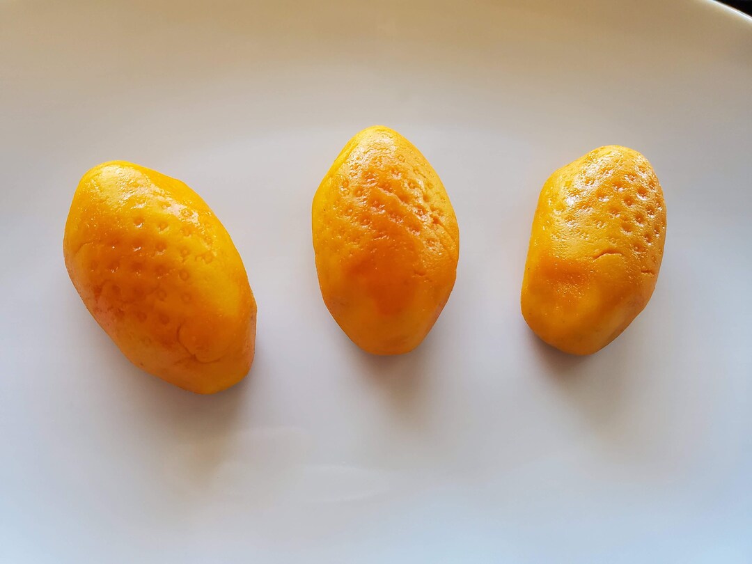 12 Pieces Handmade Lemon Flavored Marzipan Lemons - Etsy