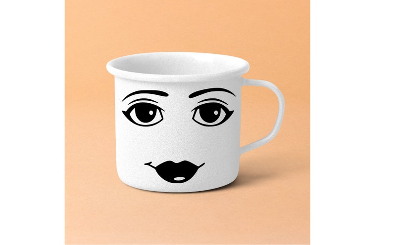 Roblox Woman Face SVG File Digital Download Roblox Face Mug - Etsy New ...