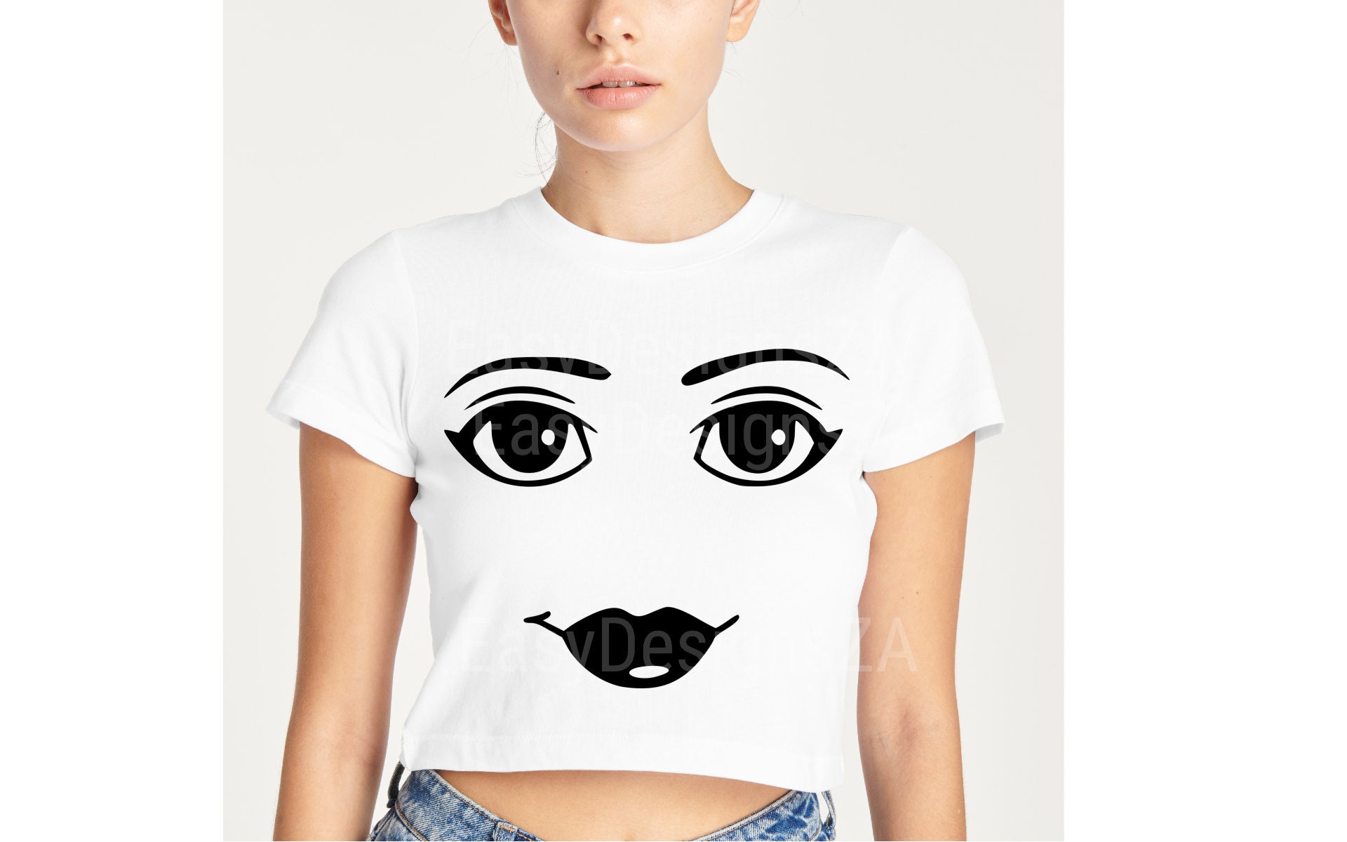 Roblox Woman Face SVG File, Digital Download, Roblox Face Mug, Gamer ...