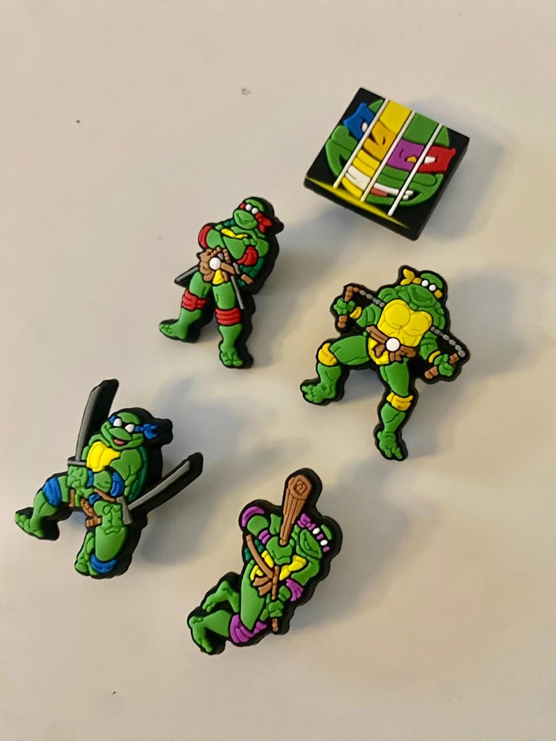 Teenage Mutant Ninja Turtles TMNT Inspired Croc Charm Shoe Charms - Etsy UK
