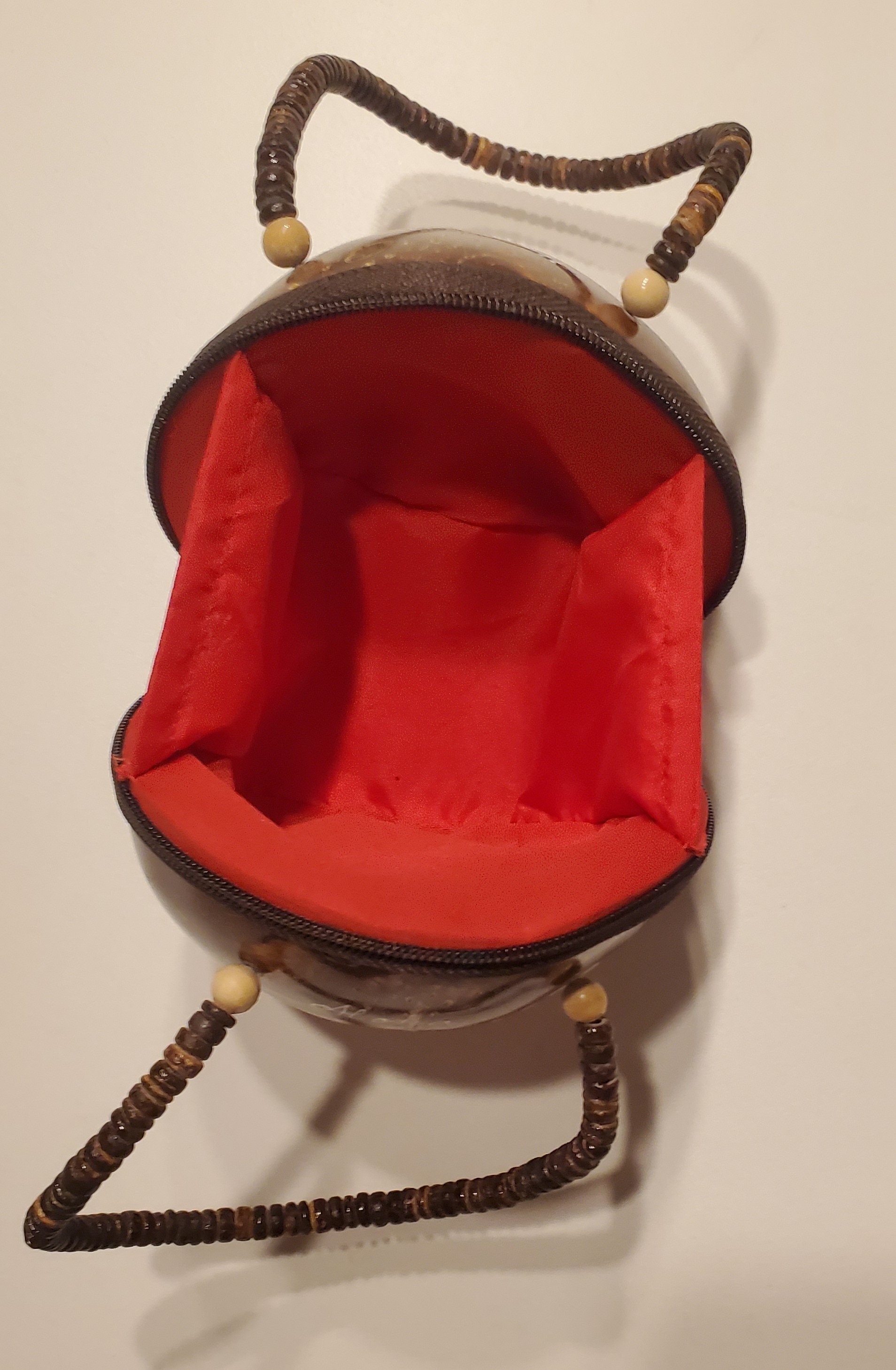 Cute Handmade Coconut Shell Purse Hawaii Aloha, Unique Style, One of a ...