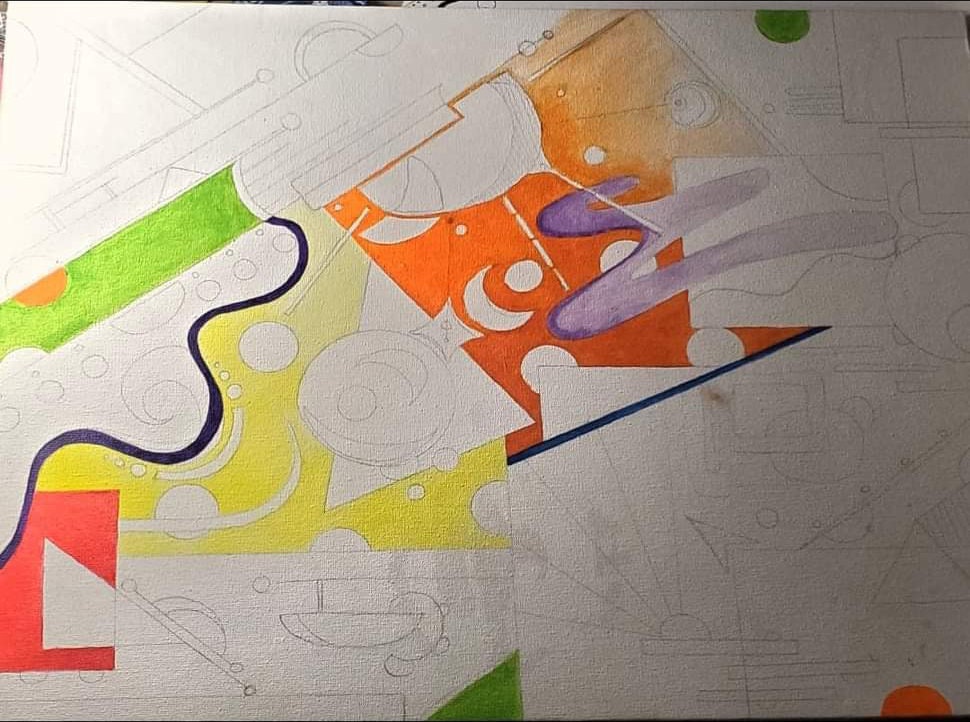 Original Abstract Acrylic Painting Array 2 2022 - Etsy