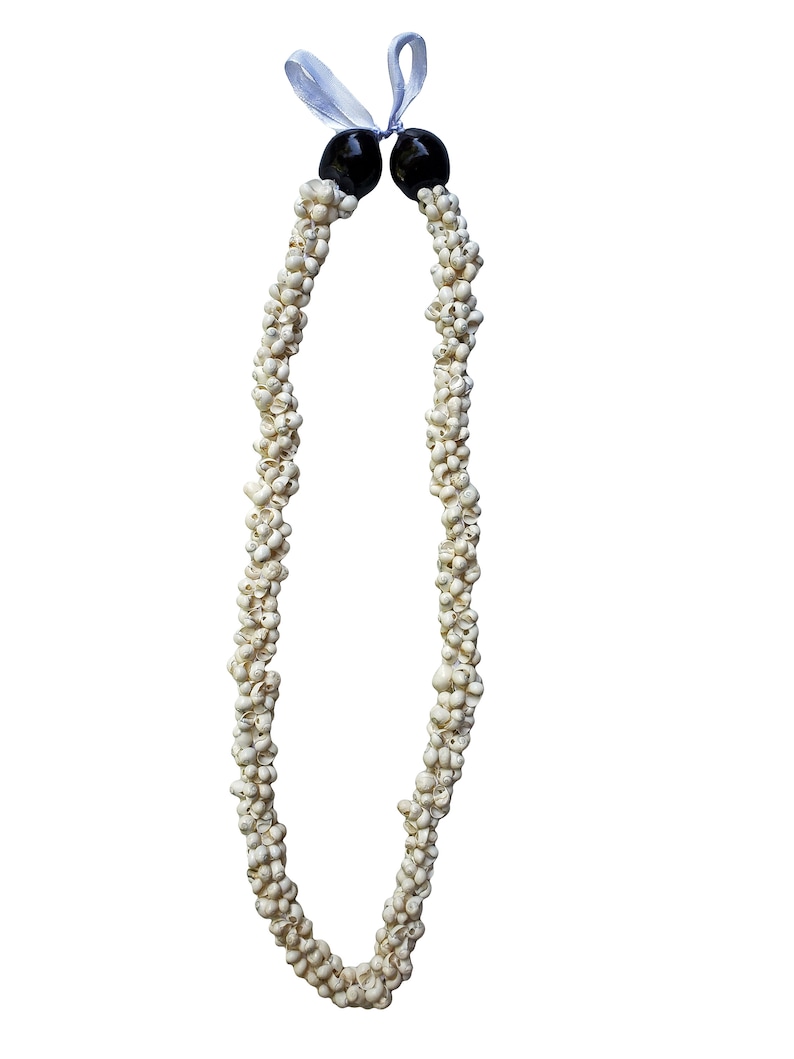 Hawaii Wedding Mongo Shells With Kukui Nut Lei Necklace - Etsy