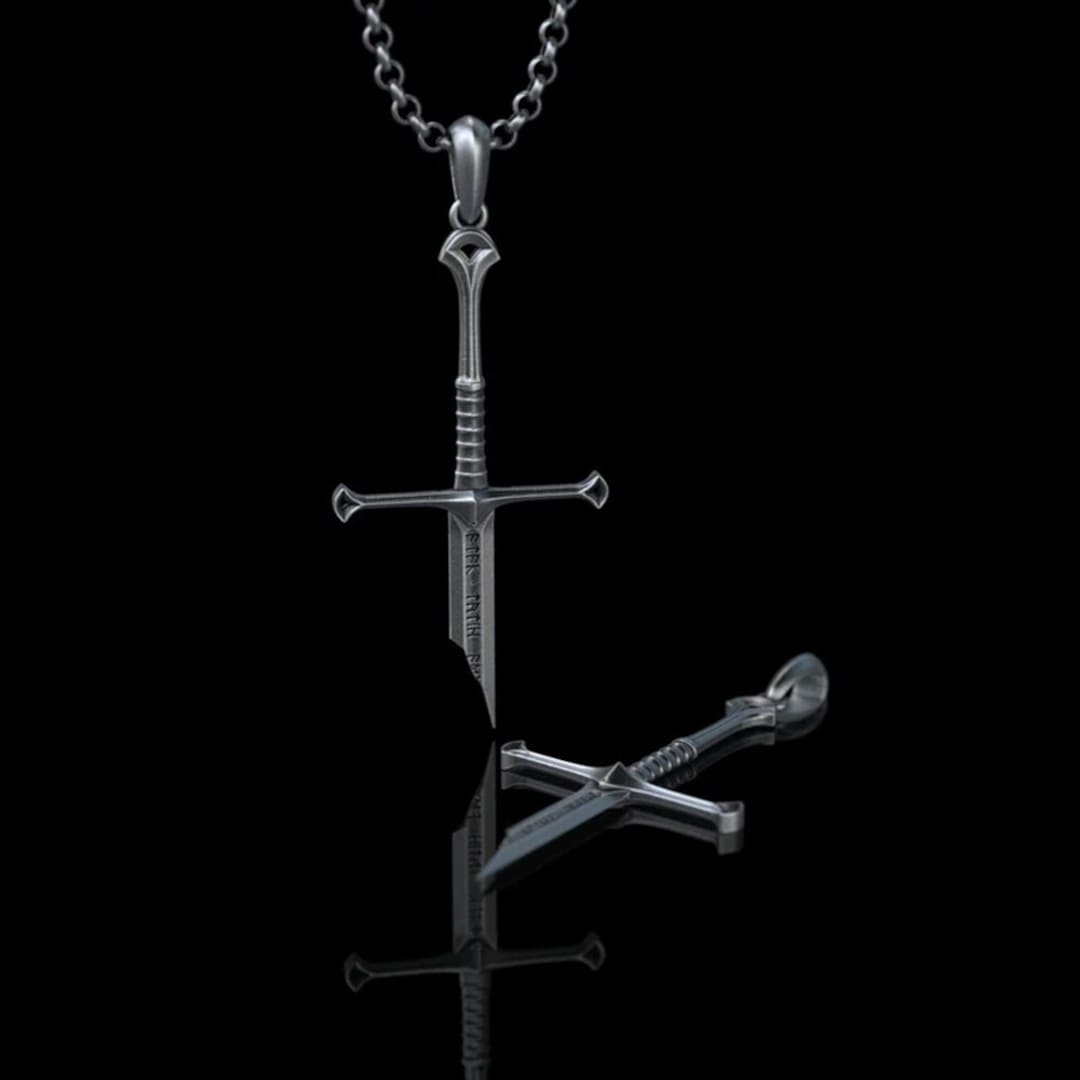 Narsil Sword of Isildur Necklace Narsil Broken Sword Necklace Aragorn's ...