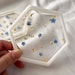 Forget-me-nots Hexagon Coaster (single) - Etsy